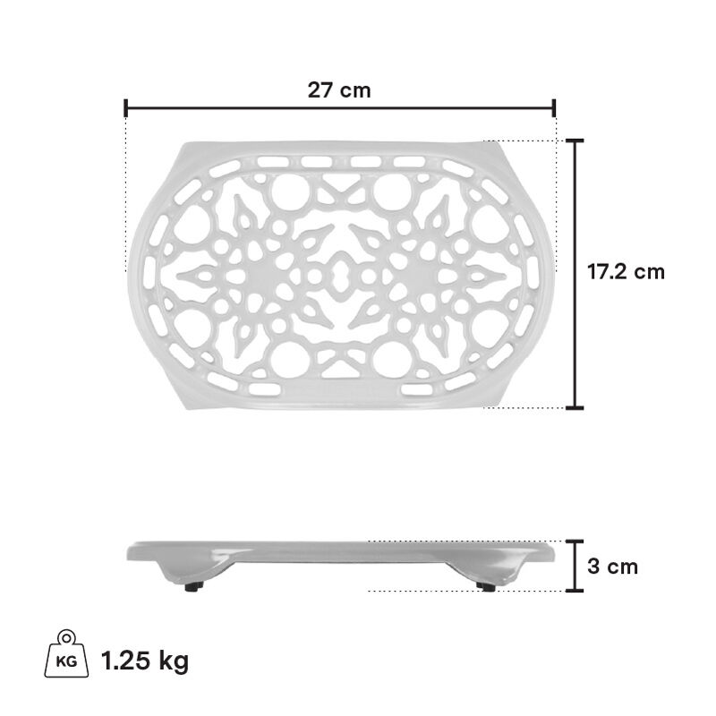 Deluxe Oval Trivet - Enamelled Cast Iron Trivet | Le Creuset | Le ...