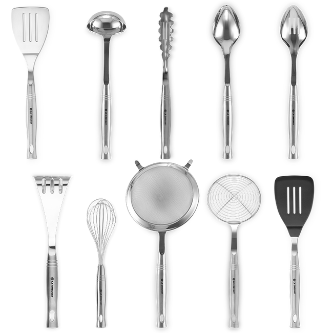 Set of 10 Revolution® Stainless Steel Tools | Le Creuset