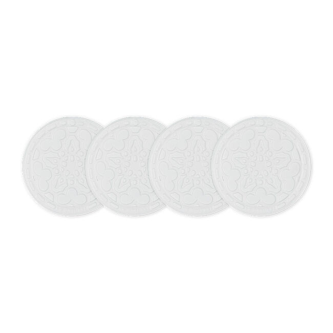Set of 4 Silicone French Coaster | Le Creuset