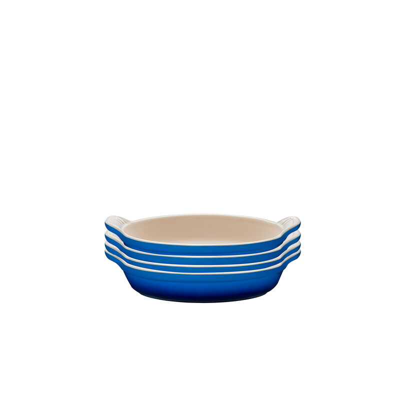 4-Piece Mini Oval Stoneware Au Gratin Set | Le Creuset