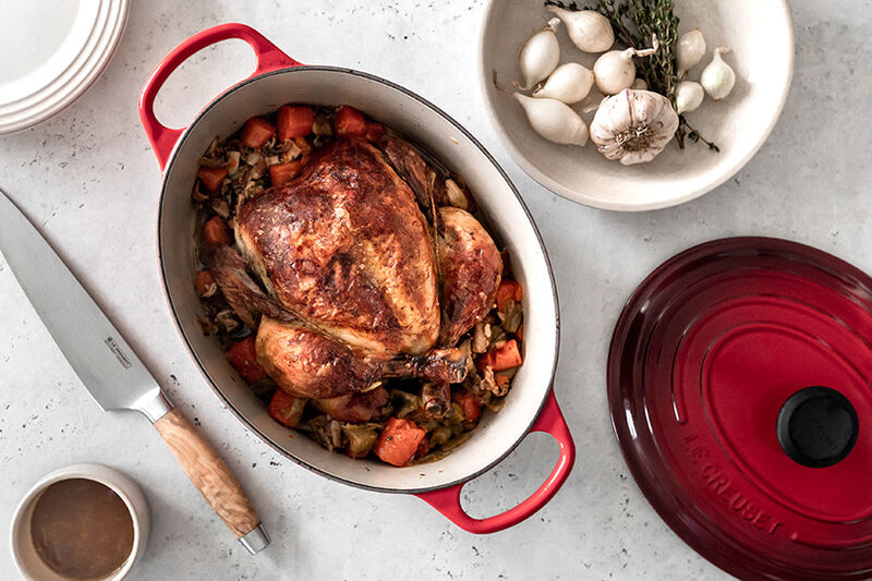 Pot Roast Chicken - Recipe | Le Creuset