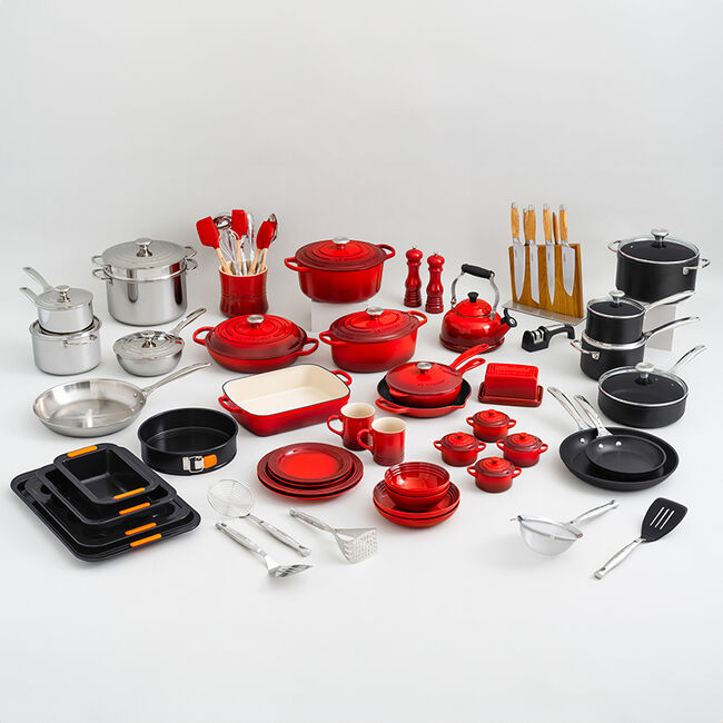 126-Piece Dream Kitchen Set and Essentials | Le Creuset