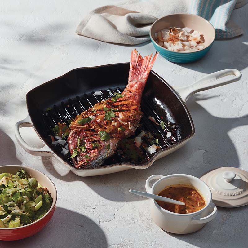 Square Skillet Grill - Cast Iron Grill | Le Creuset | Le Creuset ...