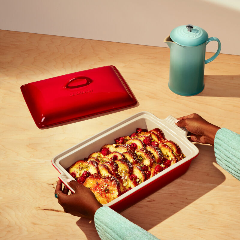 Stoneware Rectangular Casserole Dish with Lid | Le Creuset