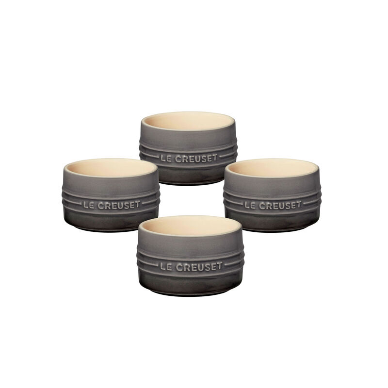 Set of 4 Stackable Stoneware Ramekins | Le Creuset