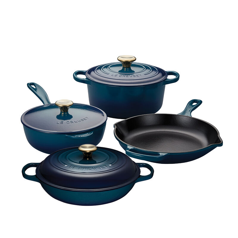 7-Piece Enamelled Cast Iron Set - Dutch Oven | Le Creuset