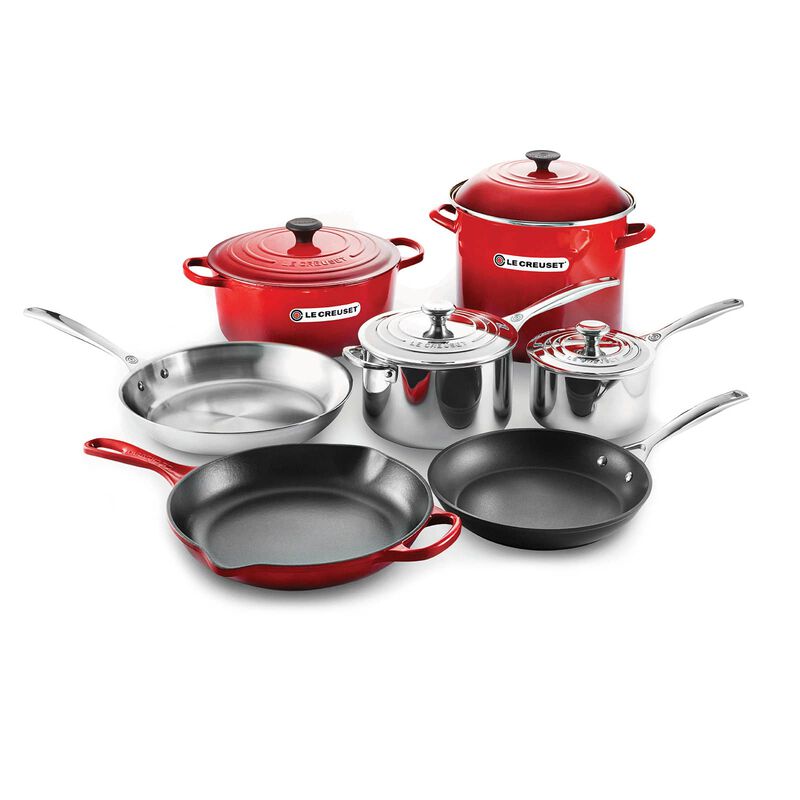 11-Piece Ultimate Cookware Set and Essentials | Le Creuset | Le Creuset ...
