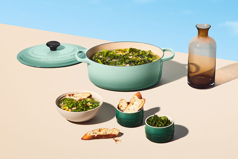 Spring Greens Soup with Parmesan Croutons | Le Creuset® Canada Official ...