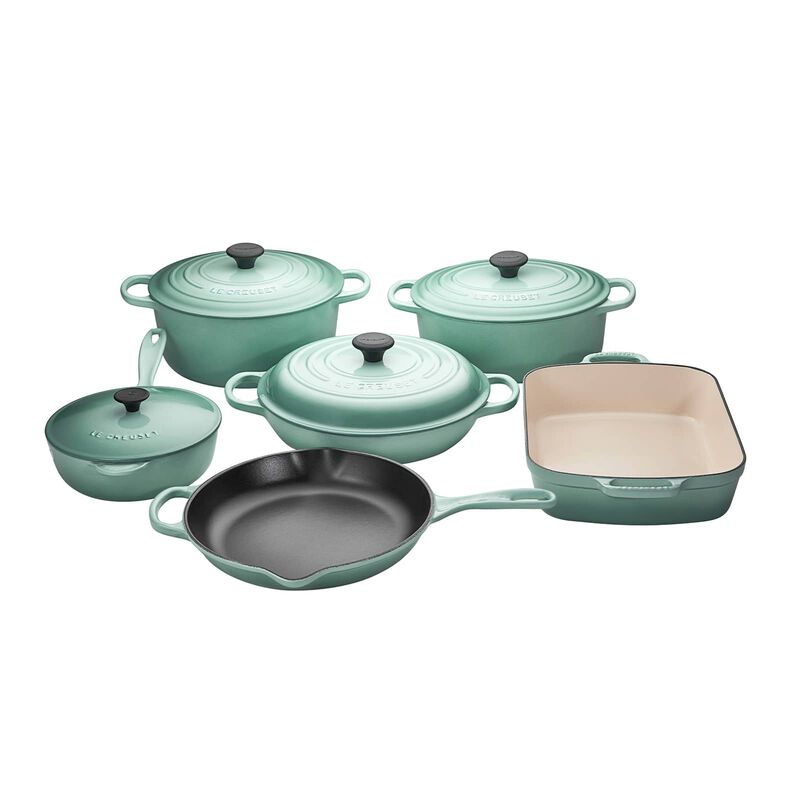 10-Piece Enamelled Cast Iron Set and Essentials | Le Creuset