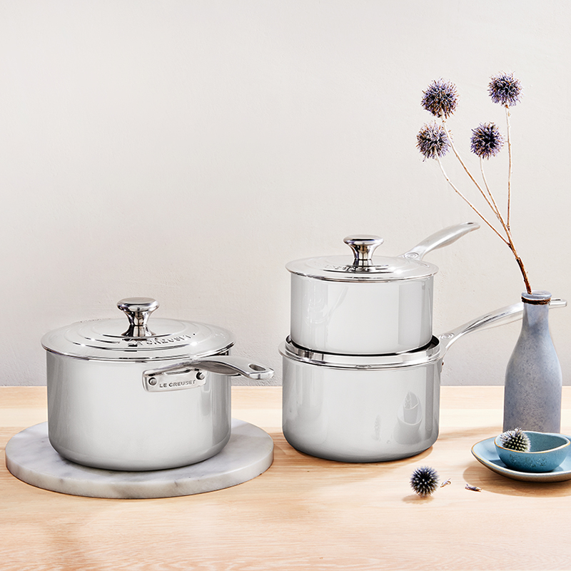 Stainless Steel Saucepan - Saucier Pan | Le Creuset