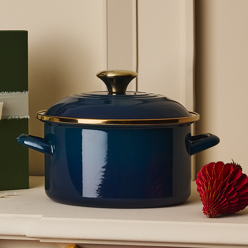 Enamel on Steel Stock Pot with Lid | Le Creuset